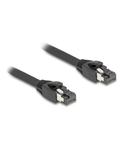 כבל רשת מסוכך RJ45 Cat.8.1 S/FTP GHMT Certified תומך 40Gbps ז/ז DELOCK ...