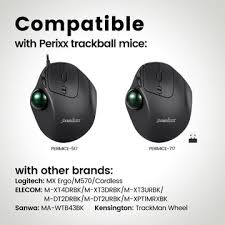 כדור גלגלת לעכבר ארגונומי בצבע ירוק Perixx | PERIPRO-303GGN | Green 1. ...