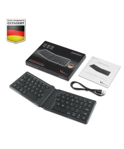 מקלדת אלחוטית ארגונומית בצבע שחור Perixx | PERIBOARD-805-E | Bluetooth ...